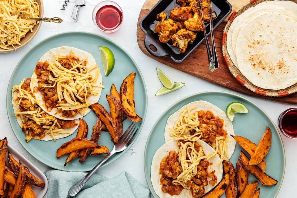 Tacos de choux-fleurs façon tikka | Marché Goodfood